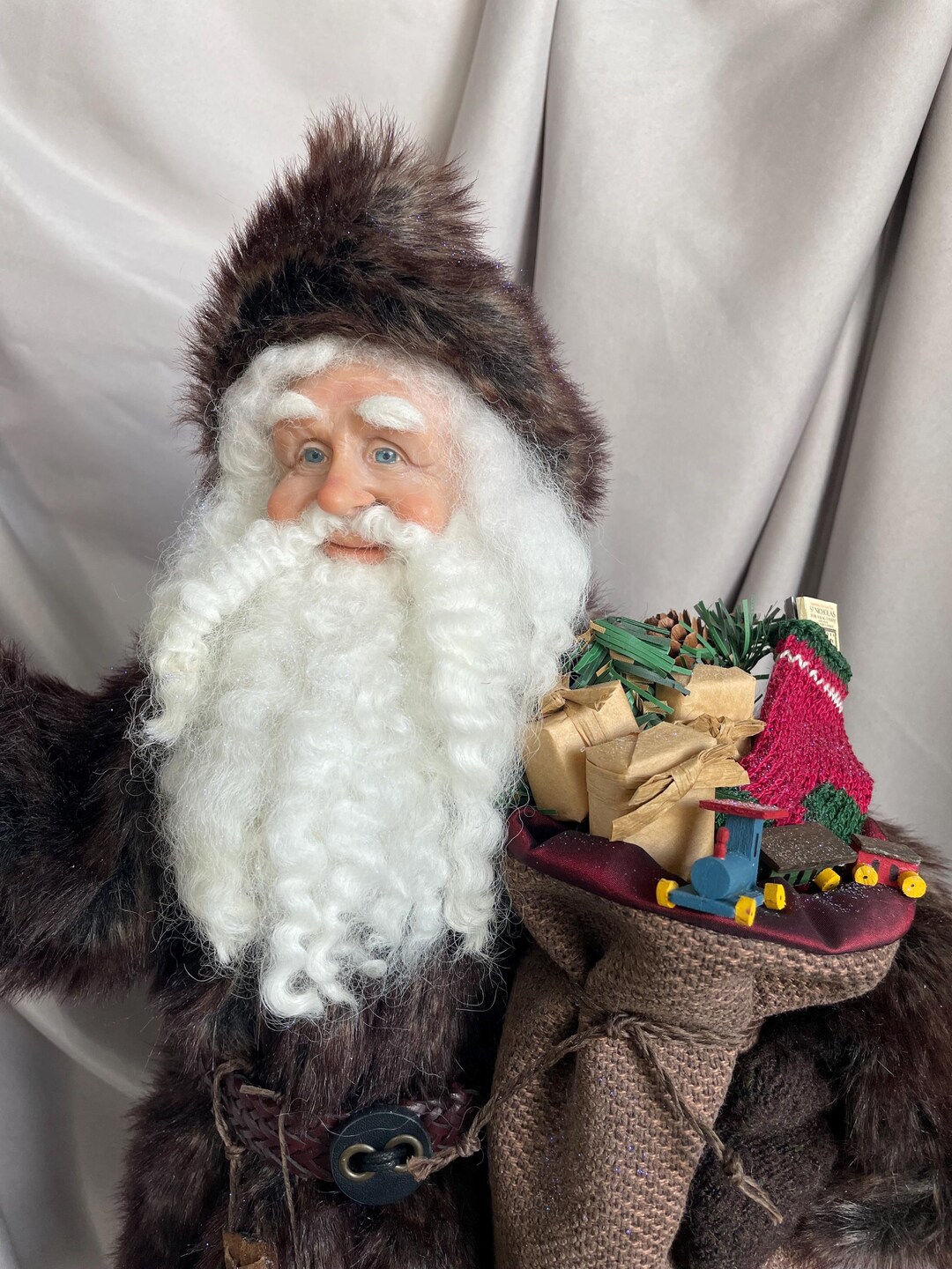 Santa Nonnas Handmade Santa Father Christmas Christmas Doll OOAK ...