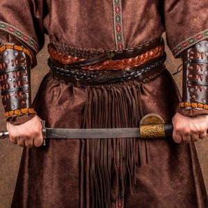 Handcrafted Osman Ghazi Leather Armor Set: Medieval Warrior Larp ...