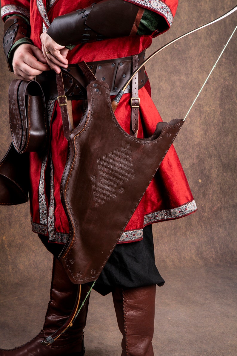 Archery Belt Hip Quiver Traditional Mounted Archery Bow Holster Set - Etsy