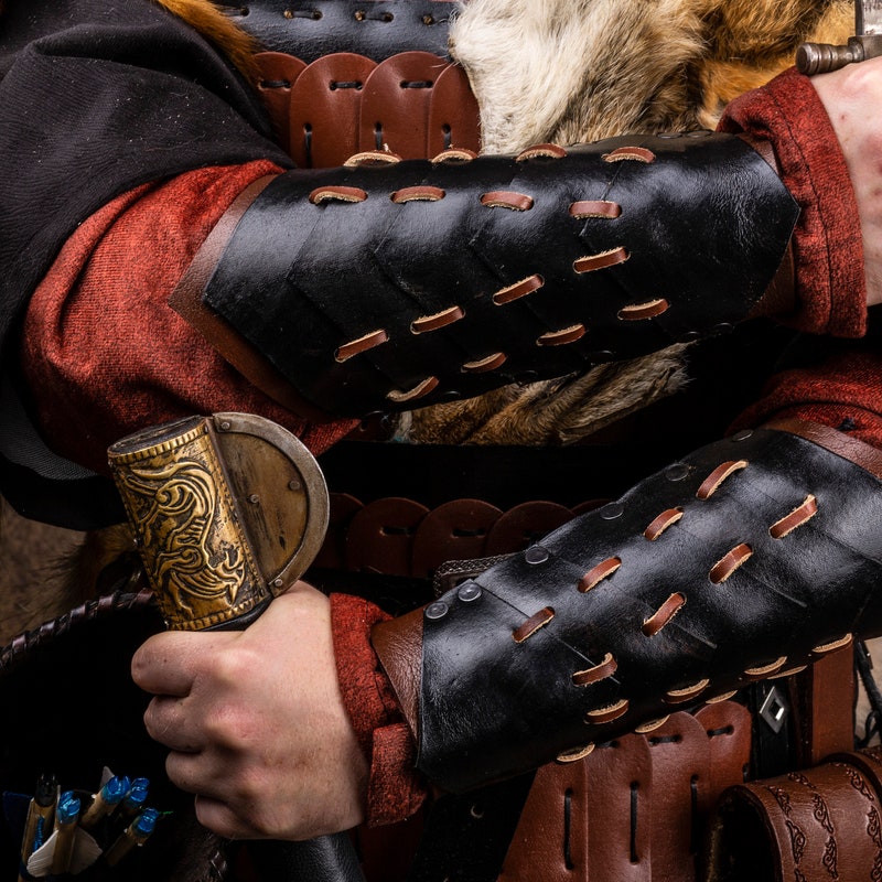 Leather Bracers for Women - Etsy