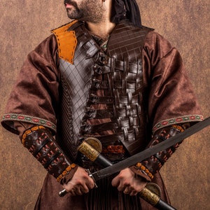 Handcrafted Osman Ghazi Leather Armor Set: Medieval Warrior Larp ...