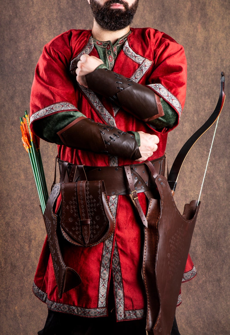 Archery Belt Hip Quiver Traditional Mounted Archery Bow Holster Set - Etsy