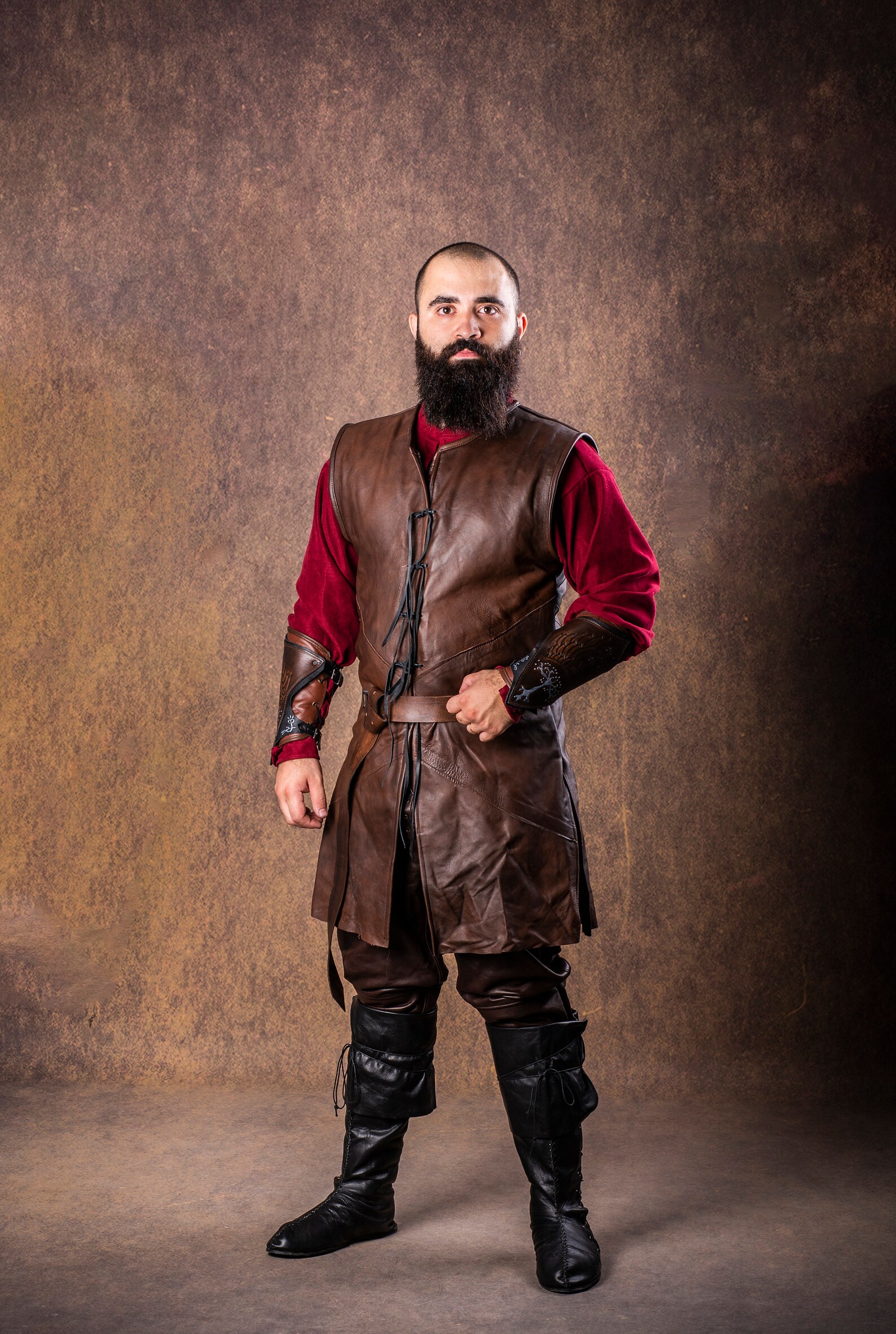 Strider Ranger Costume Armor Set, Medieval Ranger, LARP Cosplay ...