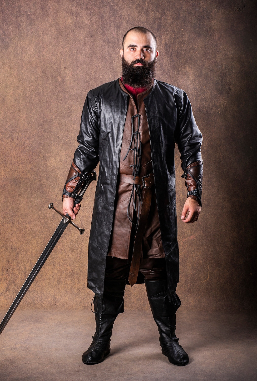 Strider Ranger Costume Armor Set, Medieval Ranger, LARP Cosplay ...