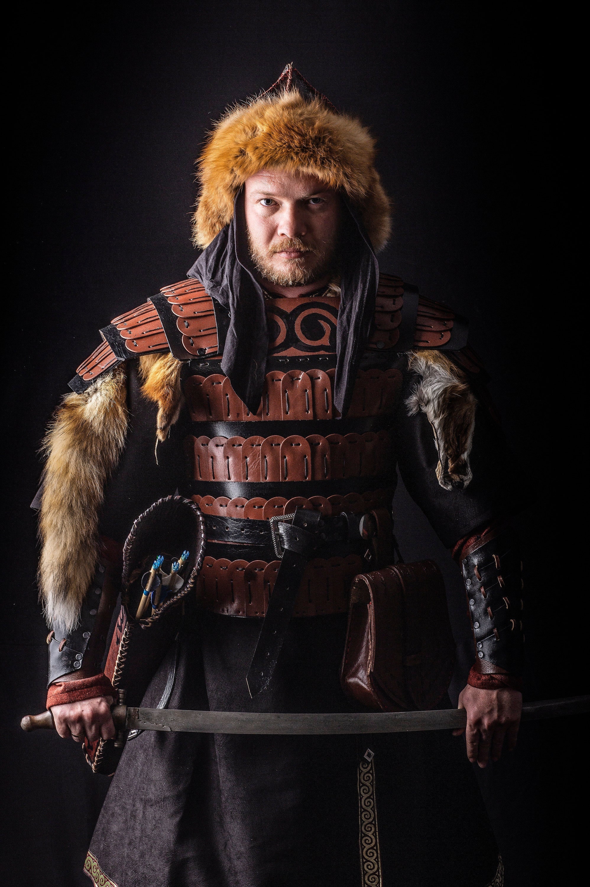 Medieval Plate Armor Set, Medieval Mongolian Warrior,halloween Costume ...