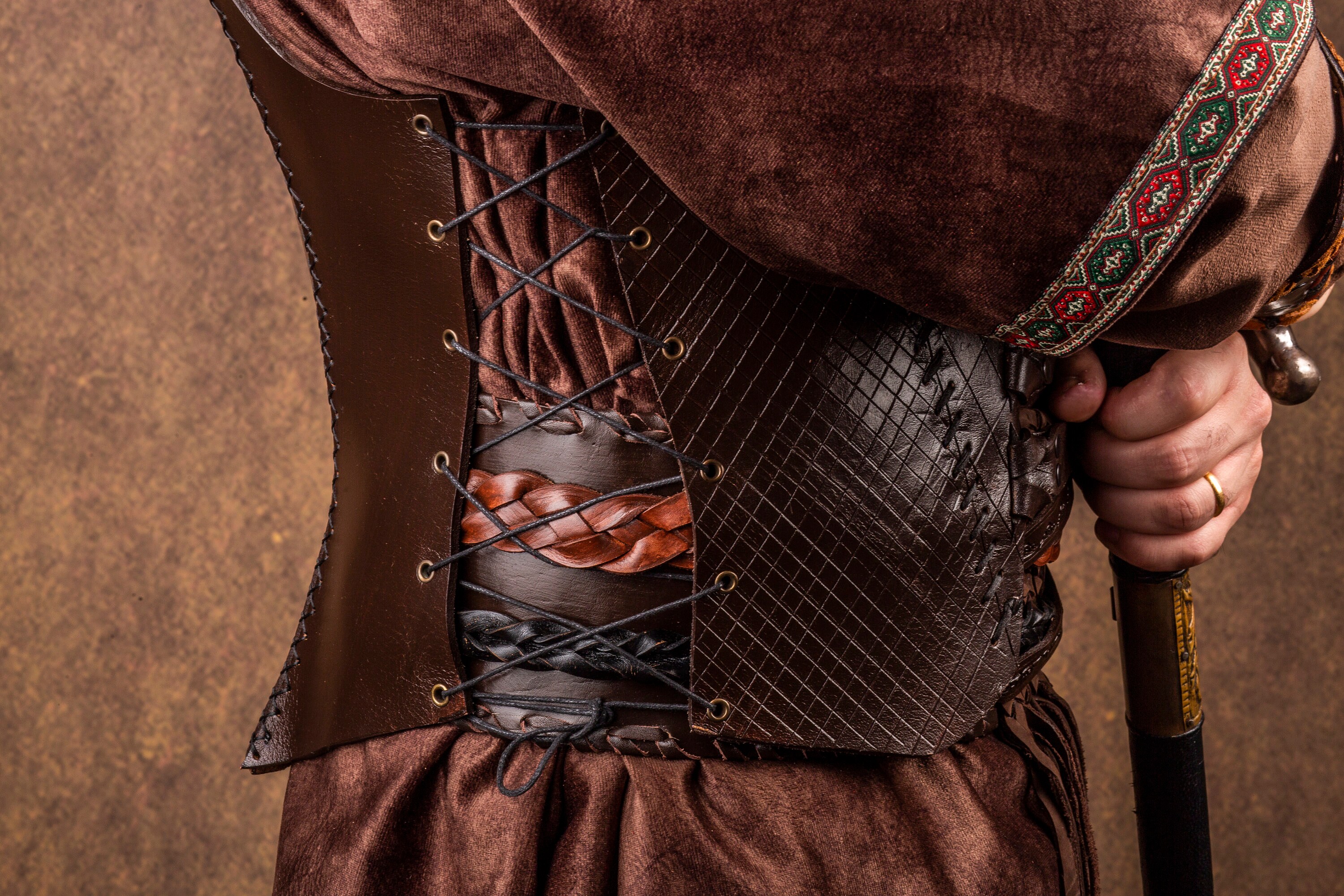 Handcrafted Osman Ghazi Leather Armor Set: Medieval Warrior Larp ...
