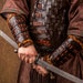 Osman Ghazi Dress Costume Brown Armor Set Medieval Leather Warrior Larp ...