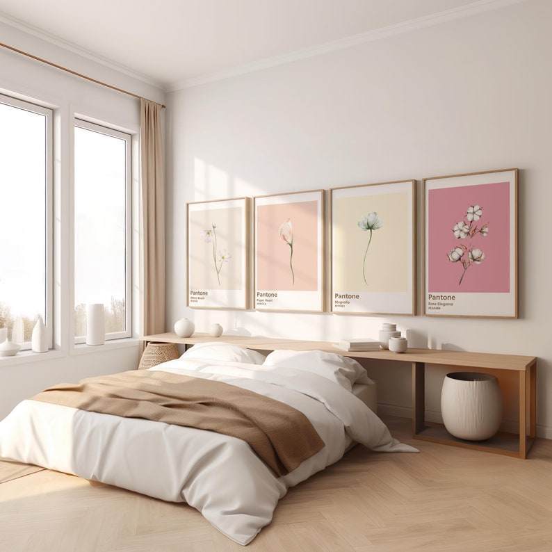 Pantone Color Poster, Modern Pantone Wall Art, Color Palette Prints ...