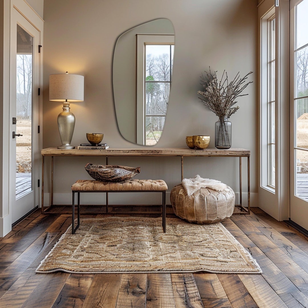 Irregular Large Size Mirror - Bathroom Mirror - Modern Mirror for ...