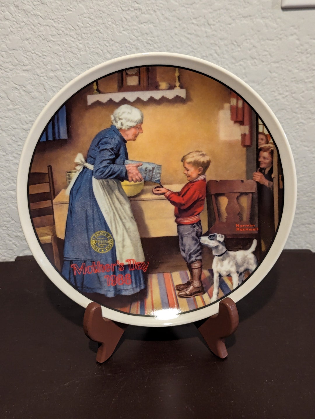 Norman Rockwell "pantry Raid" 1986 Vintage Collectors Plate - Etsy