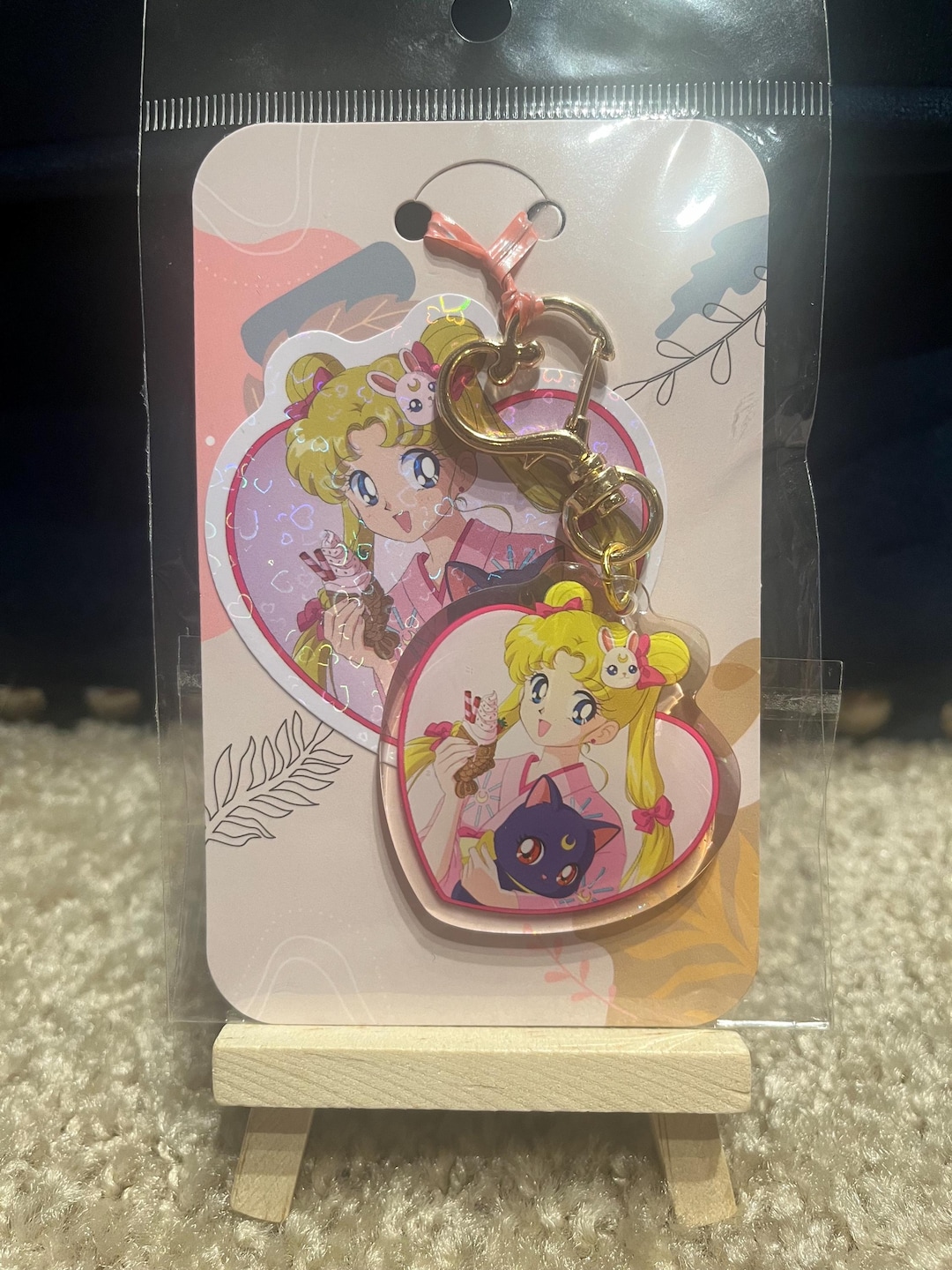 Kimono SM Keychain and Sticker Set! - Etsy