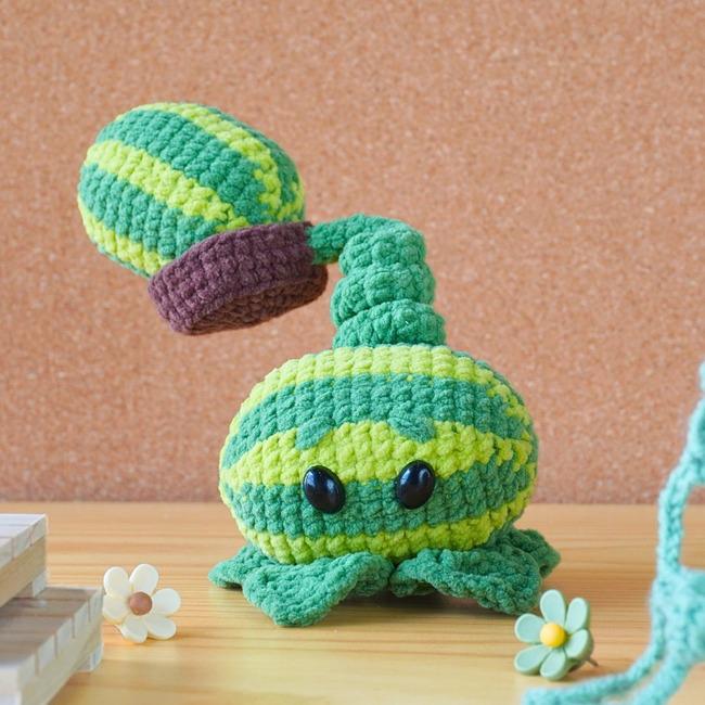 Plants Vs Zombies Crochet, Adorable Amigurumi Plush Toy for Kids, Cute ...