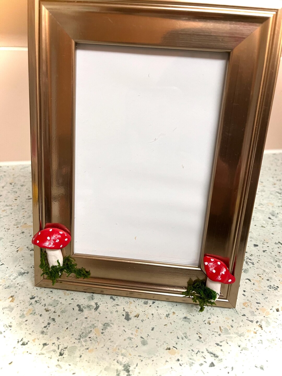 Beautiful Unique Toadstool Photo Frame 6 X 4 ,handmade Toadstools,gift ...