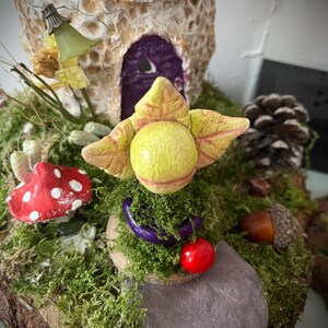 Polymer Clay Fantasy Fairy Figurine,hand Sculpted Man Eating Plant ...