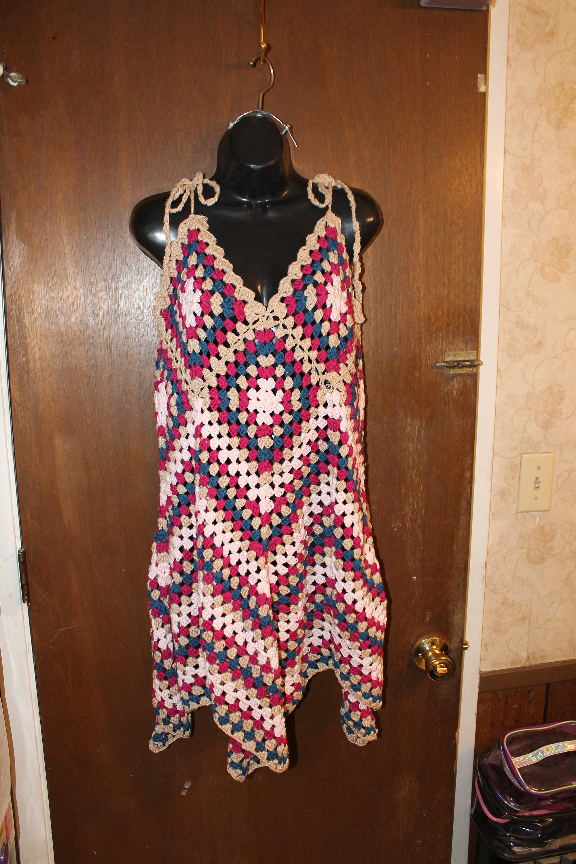 Crochet Granny Square Dress - Etsy