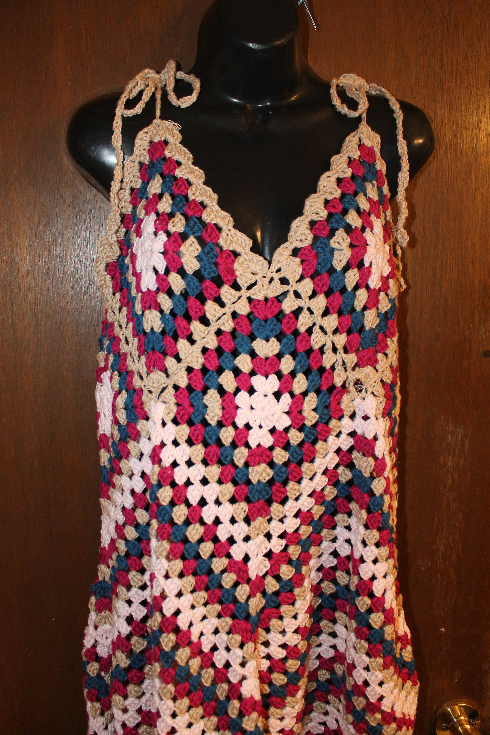 Crochet Granny Square Dress - Etsy