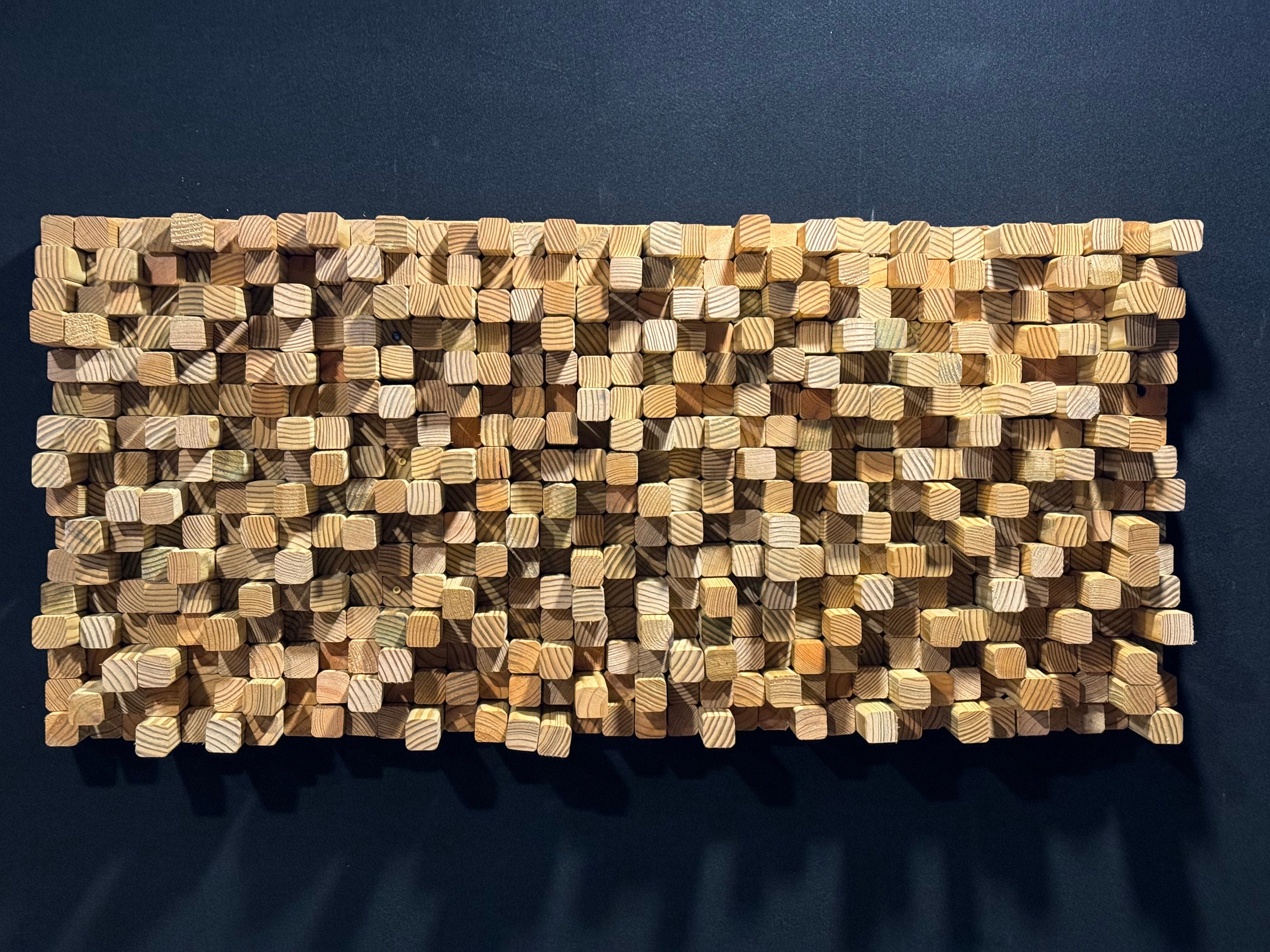 Handmade 3D Wood Acoustic Diffuser - Professional Acoustic Panel - Wall ...