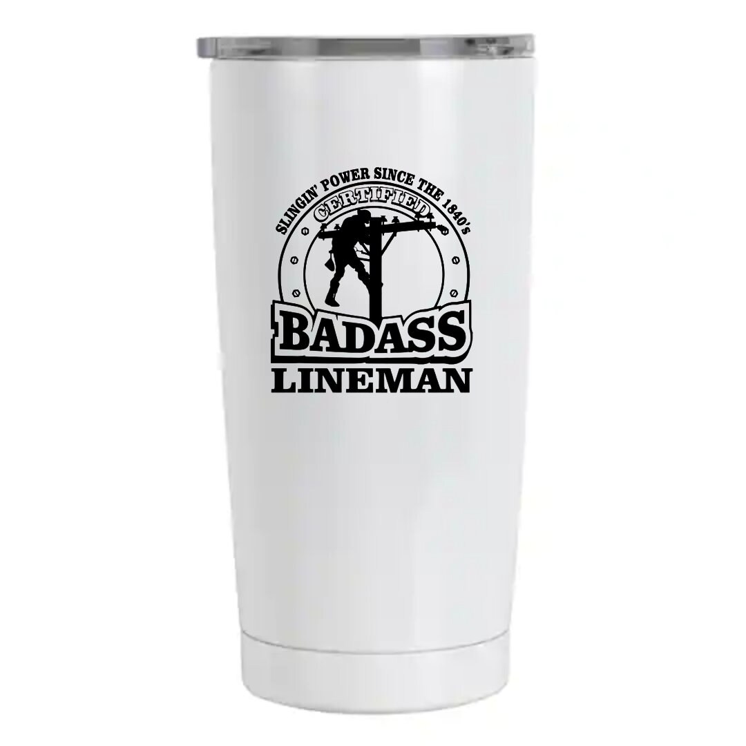 Badass Lineman Vinyl Decal Sticker Linemen ,electrical, High Quality ...
