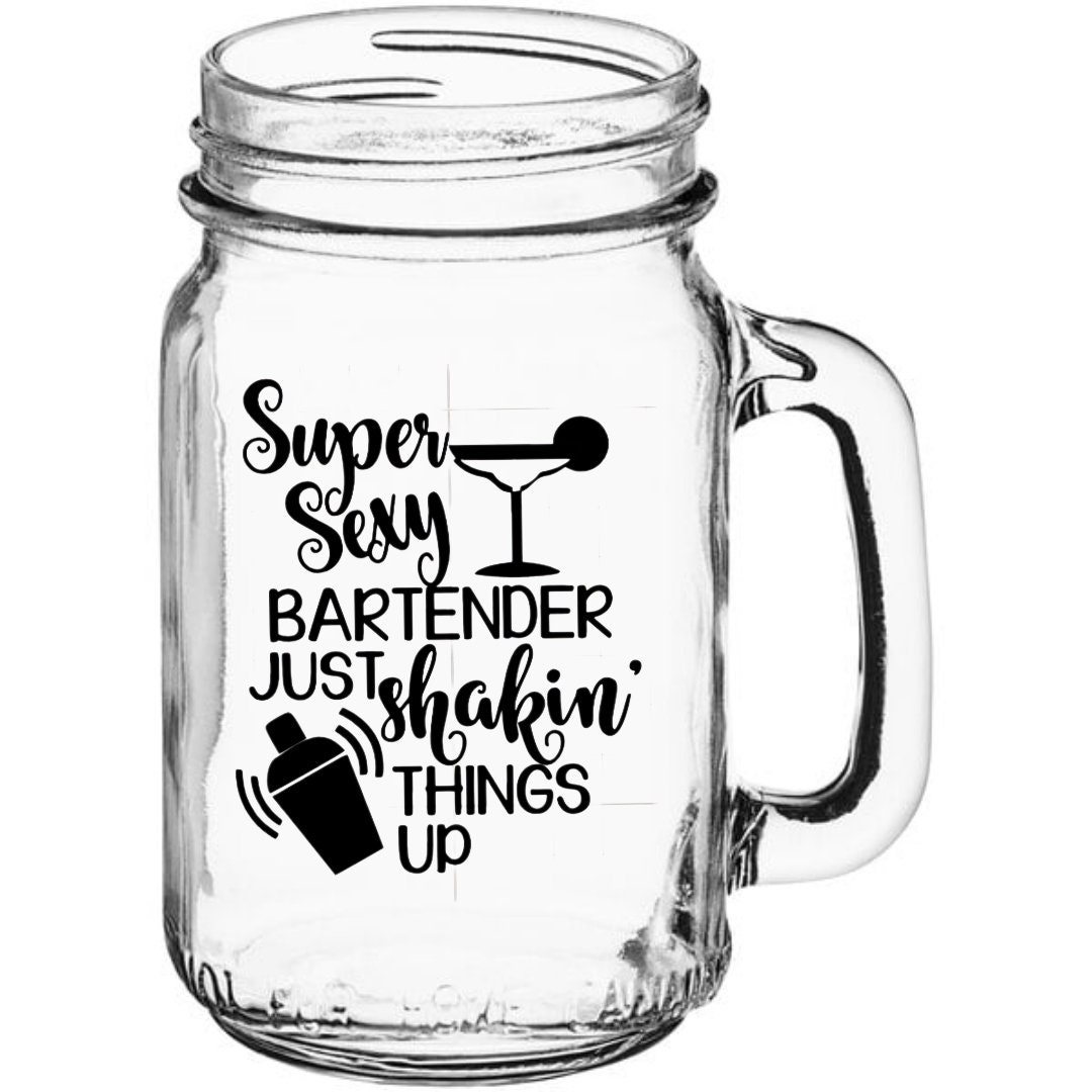 Super Sexy Bartender, Shaking Things up Vinyl Decal Stickers. Funny ...