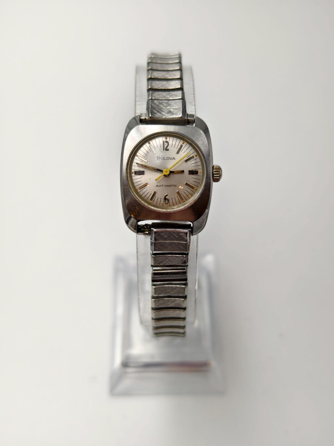 Vintage 1972 Bulova N2 Automatic Women's Watch,unique Yellow Second ...