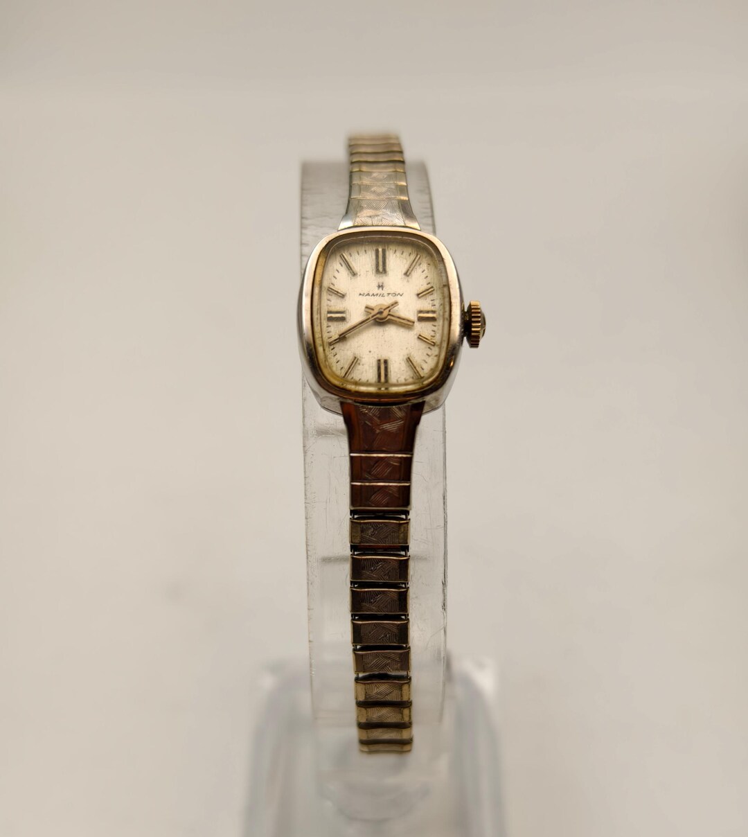 Vintage Hamilton Ladies 10K RGP Mechanical Watch Textured Band - Etsy