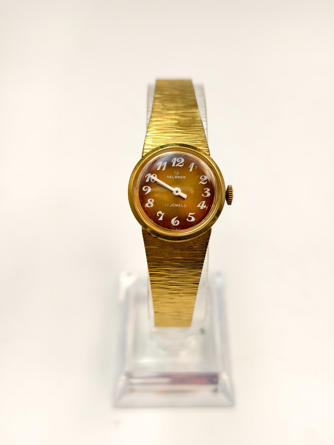 Vintage Helbros Women's Watch: 17-jewel Hand-winding Gold Tone - Etsy