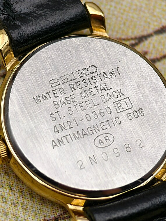 Vintage 1990s Lucent by Seiko Ladies Quartz Gold Tone… - Gem