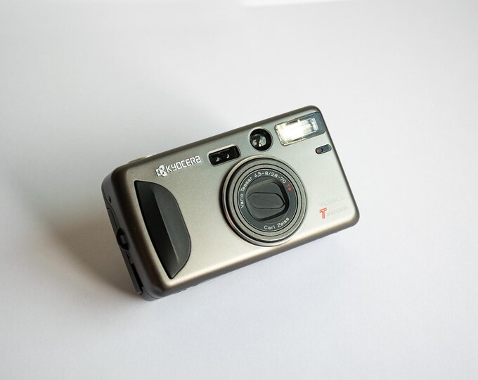 Yashica T4 Zoom - Kyocera Slim T - Point and Shoot - Analog Camera - Like New - Vintage - Etsy