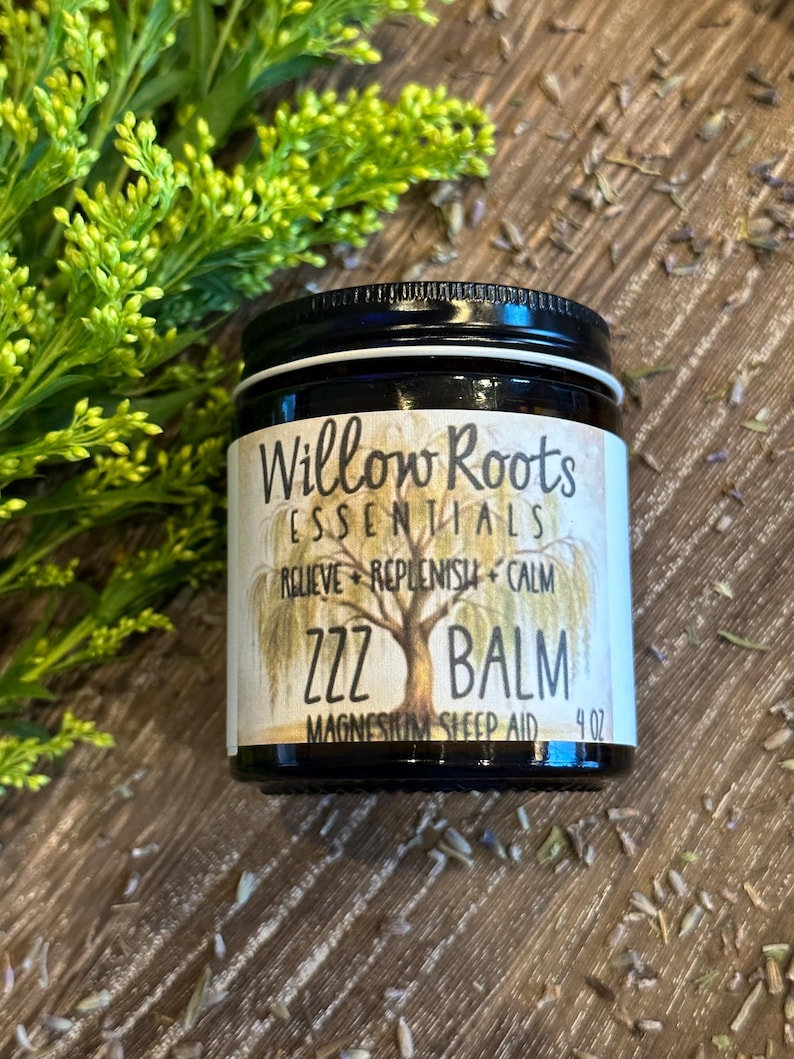 Organic ZZZ BALM - Organic Magnesium Sleep Balm Lotion Cream - Relieve ...