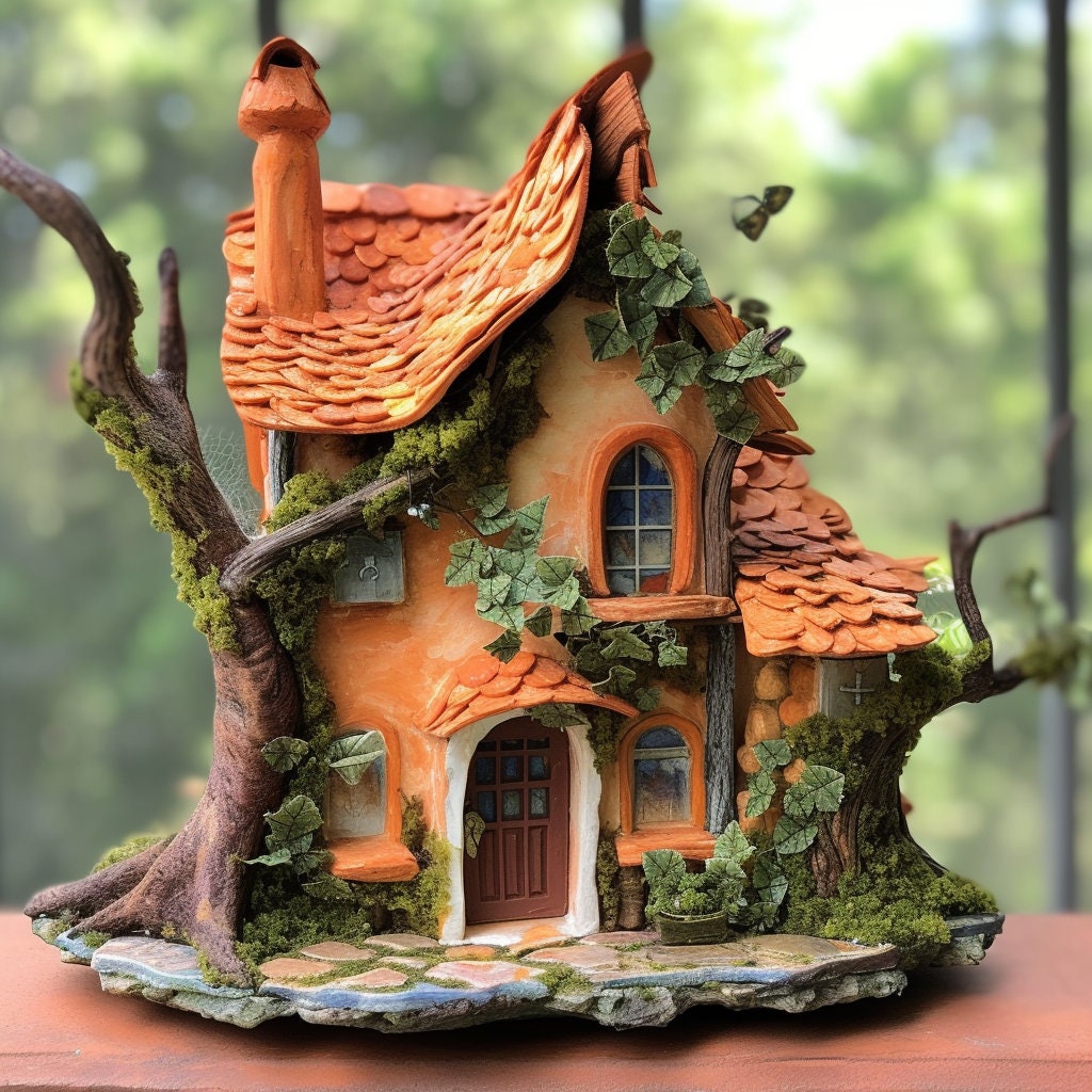 Clay Miniature Loft Houses for Contemporary Living Spaces - Etsy