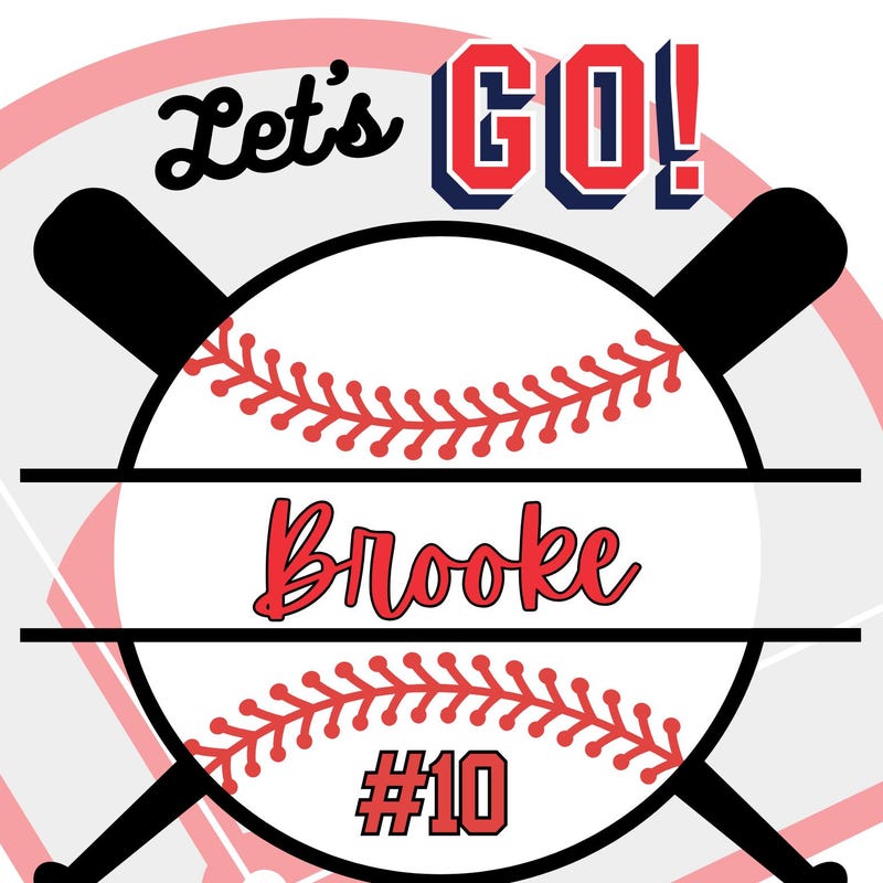 Baseball Door Sign - Etsy