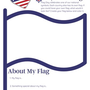 Printable Flag Day Activity Worksheet Pack PDF and PDF - Etsy