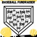 Printable Baseball Fundraiser | "fill My Plate" Customize in Canva ...