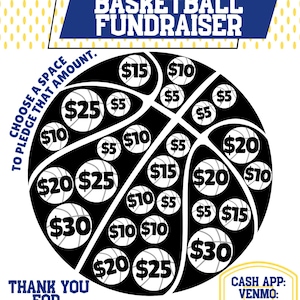 Fill My Basketball Printable Fundraiser | Basketball Team Fundraising ...