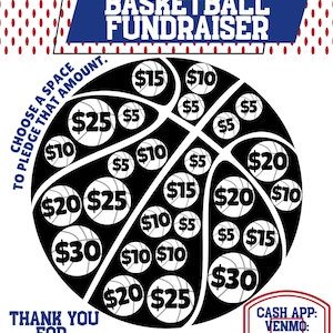 Fill My Basketball Printable Fundraiser | Basketball Team Fundraising ...