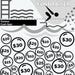 Swim & Dive Team Fundraiser: Fill My Pool, Pledge Tracker (canva ...