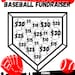 Printable Baseball Fundraiser | "fill My Plate" Customize in Canva ...