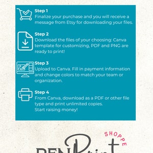 Band Fundraiser Printable Digital Download | "hit That Note" | Canva ...