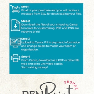 Color Guard Fundraiser: Customizable Fill-in Template (canva, PDF, PNG ...