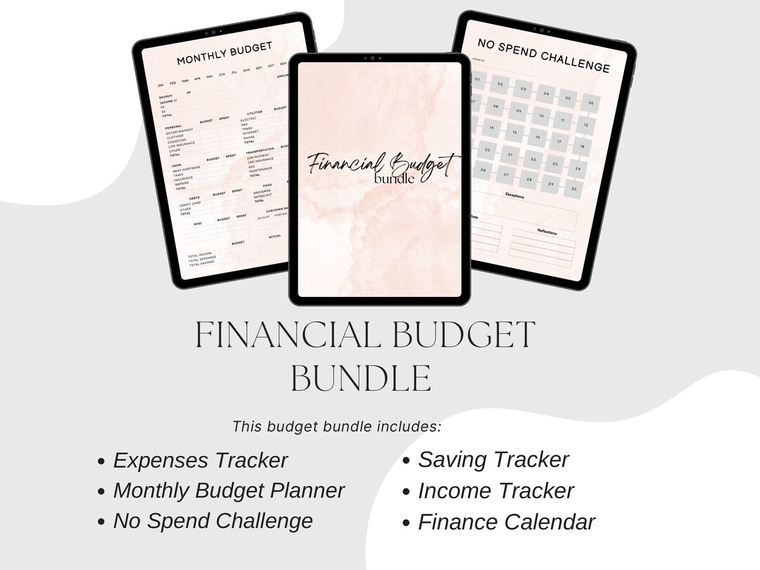 Printable Planner, Finance and Budget Planner Bundle Printable ...