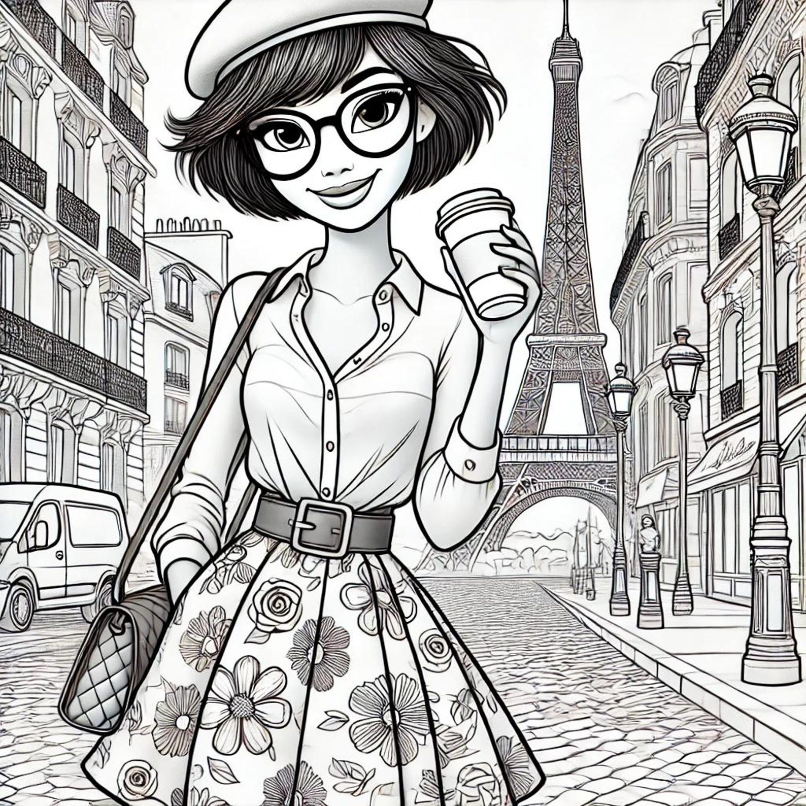 Jennifer Coloring Sheet - Etsy