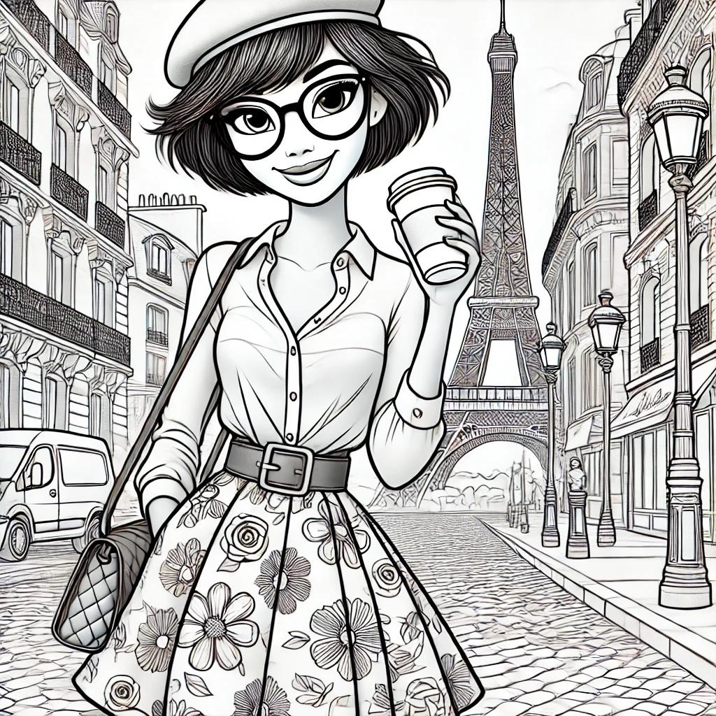 Jennifer Coloring Sheet - Etsy