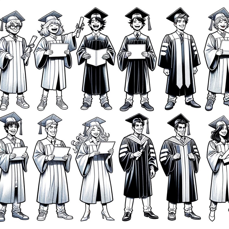 Coloring Sheet - Graduation - Etsy