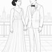 Elegant Prom Night Coloring Book – 5 Page Bundle | African American ...