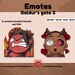 Baldur's Gate 3 Emotes. Cute BG3 Twitch Emotes Video Games Discord Kick ...