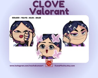 Valorant Clove Emotes / Twitch & Discord - Etsy