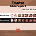 Baldur's Gate 3 Emotes. Cute BG3 Twitch Emotes- Twitch | Discord | Kick ...