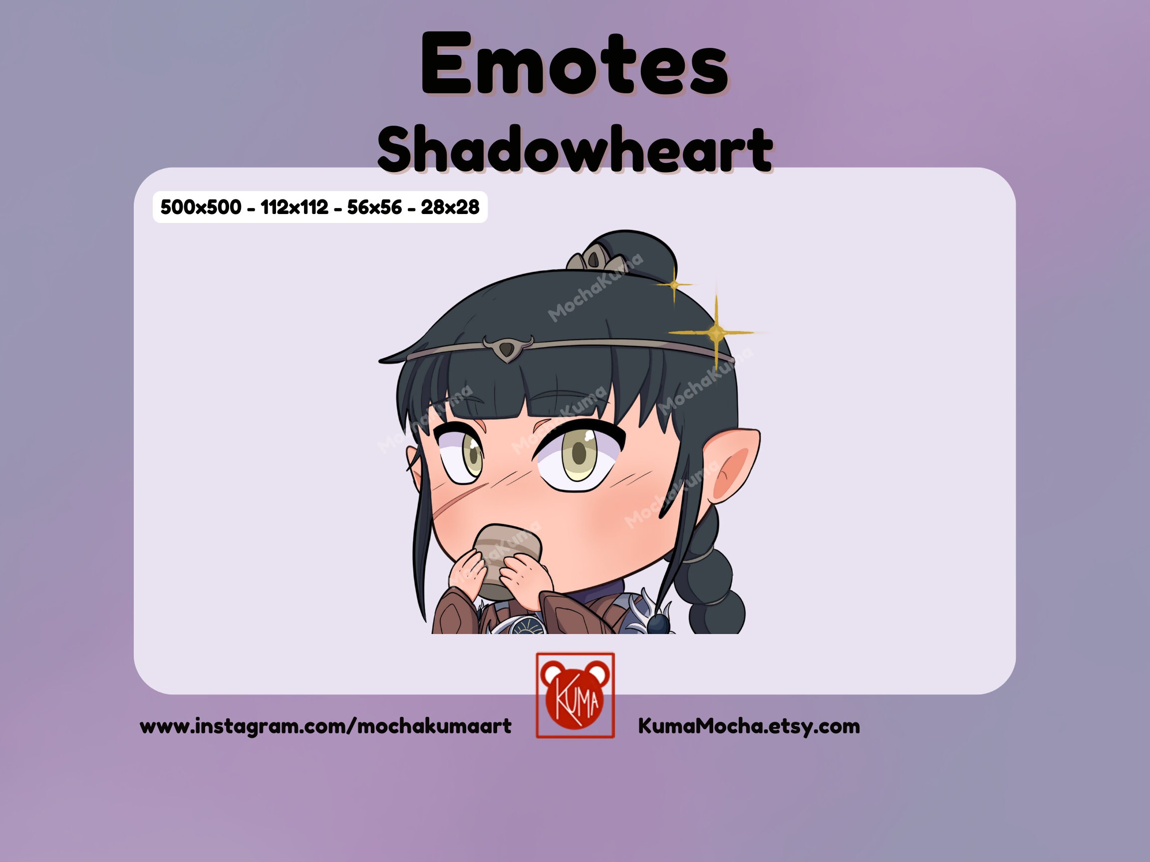 Baldur's Gate 3 Emote - Shadowheart Drinking Cute Emote for Twitch ...
