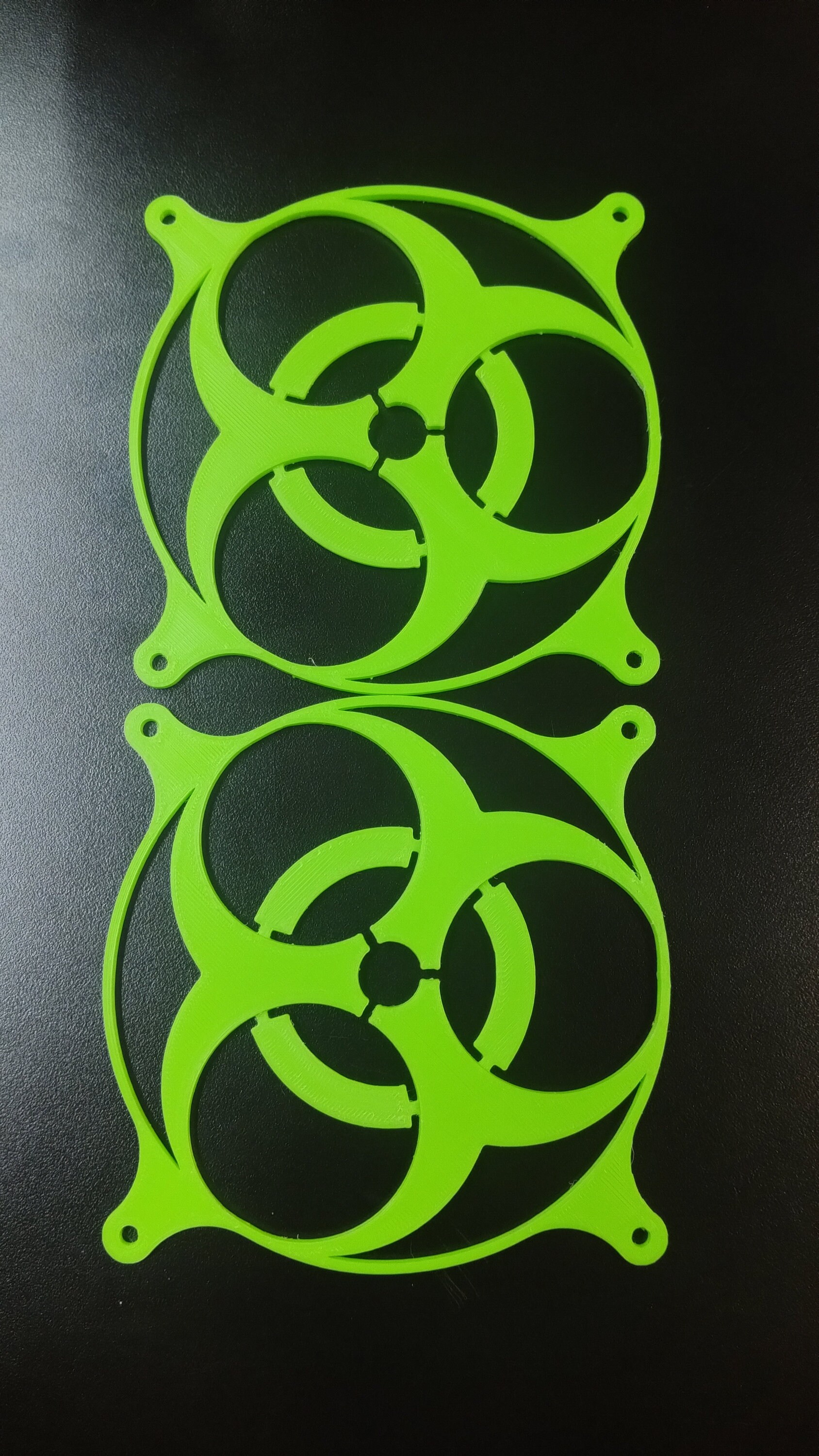 Lime Green 120 Mm Biohazard PC Fan Grill - Etsy