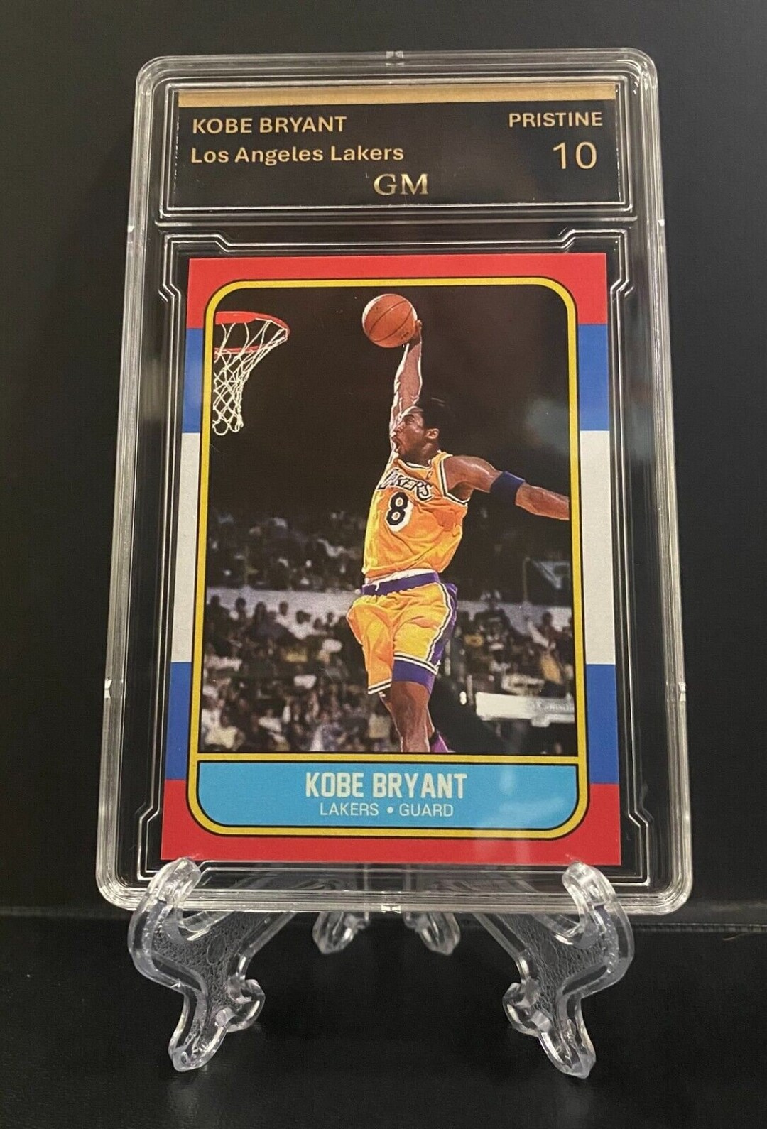 KOBE BRYANT Rookie Los Angeles Lakers Slabbed 10 - Etsy
